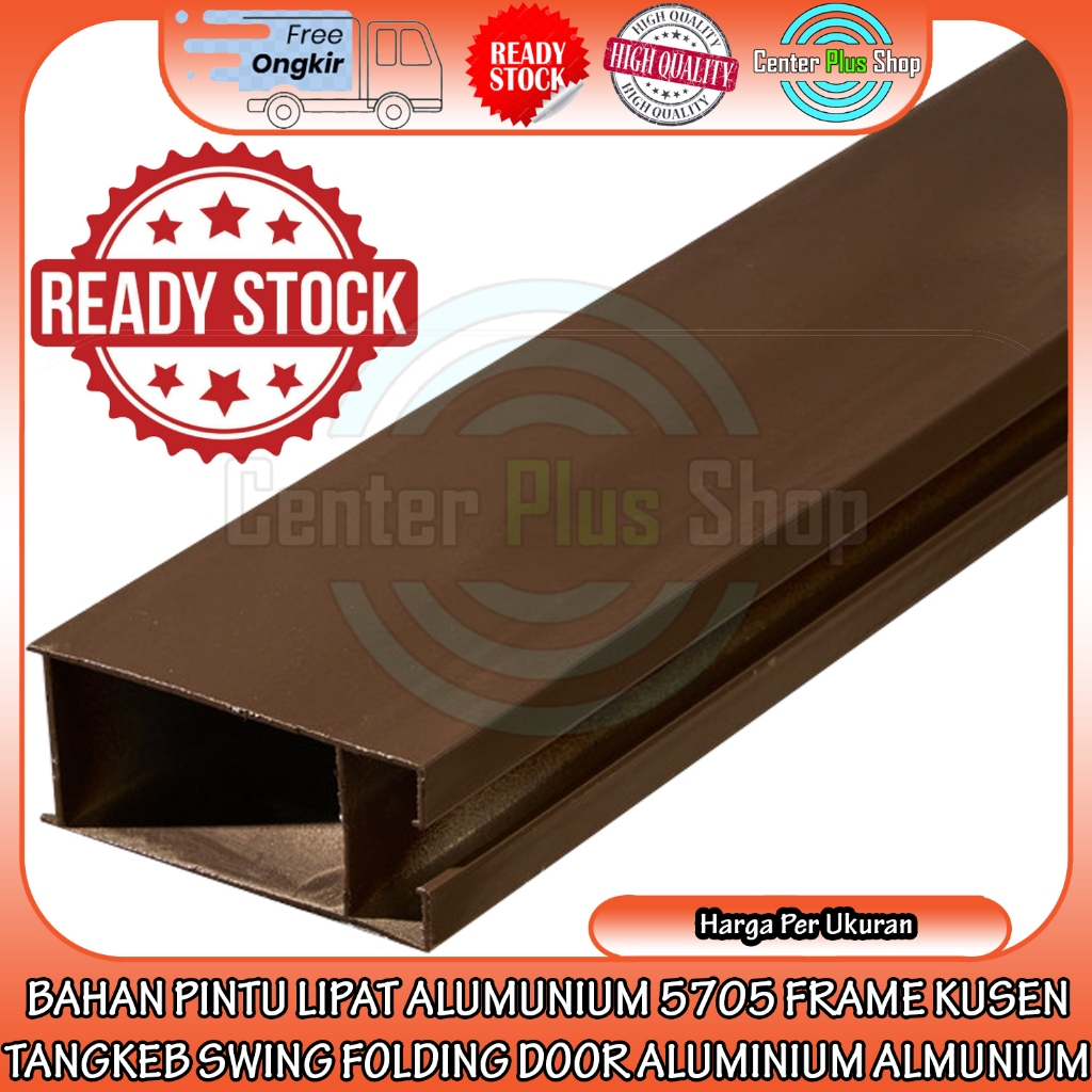 Jual FRAME TIANG POLOS BAHAN PINTU LIPAT ALUMUNIUM PROFIL 5705 FOLDING ...