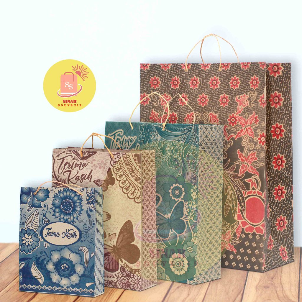 Jual PAPERBAG TAS KERTAS KADO UNTUK BINGKISAN SNACK ATAU SOUVENIR MOTIF ...