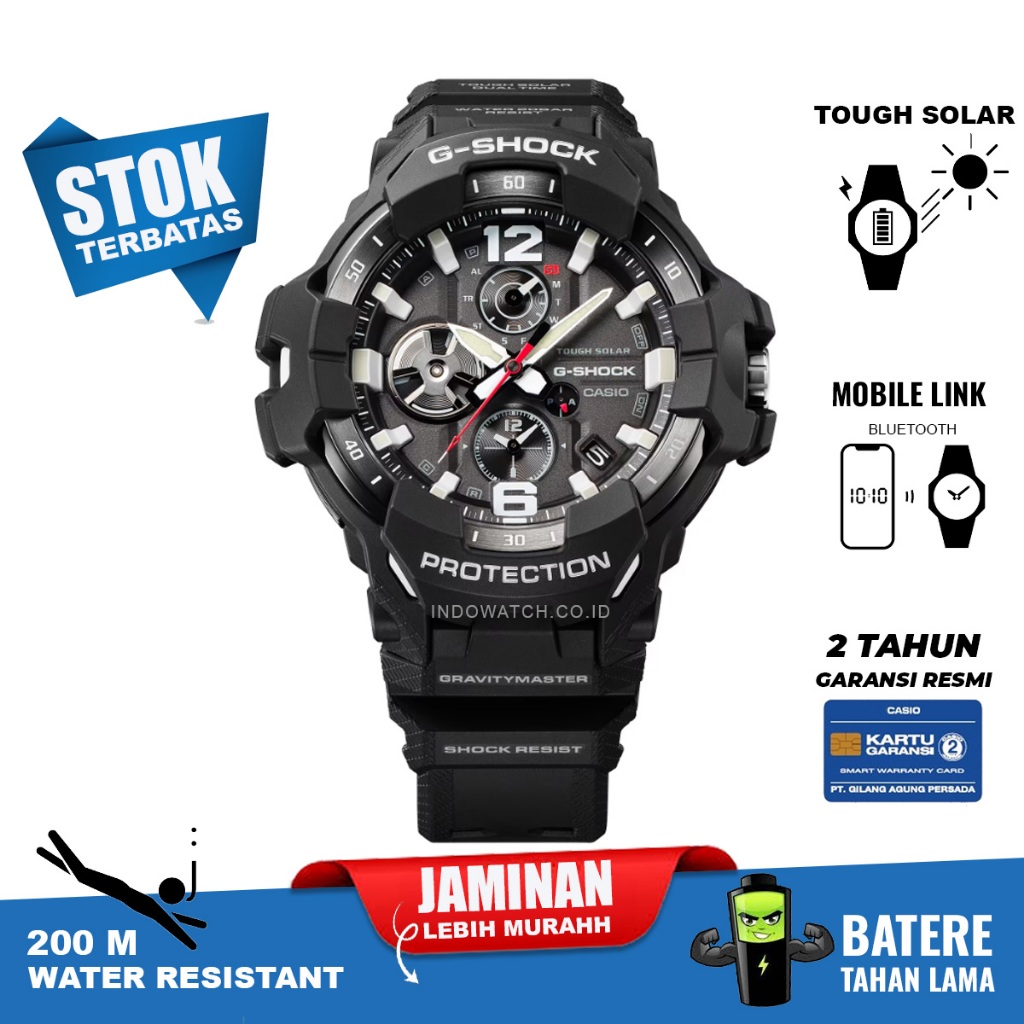 Jual Casio G-Shock GR-B300-1A grb300 gr b300 gravity master original garansi resmi | Shopee ...