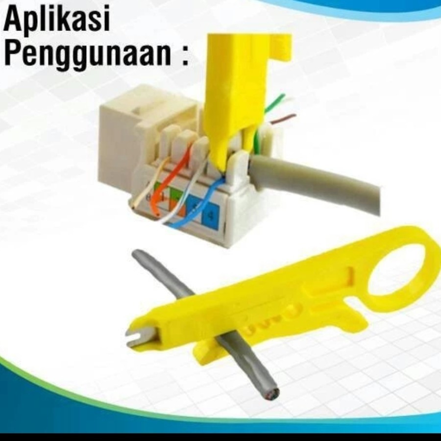 Jual alat kupas kabel putar 9cm x 3cm rotary cable opener 4 ukuran gigi ...