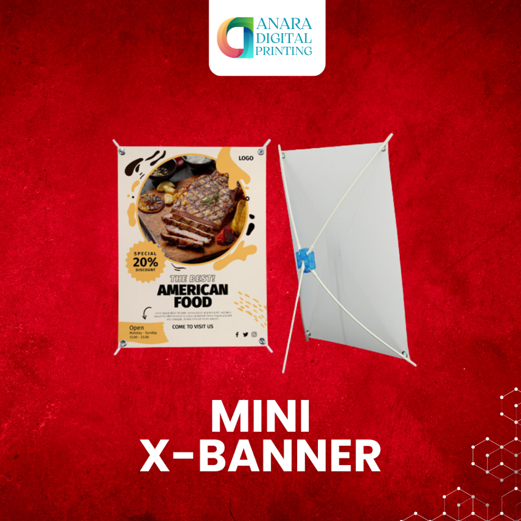 Jual Mini X Banner ukuran A4 | Shopee Indonesia