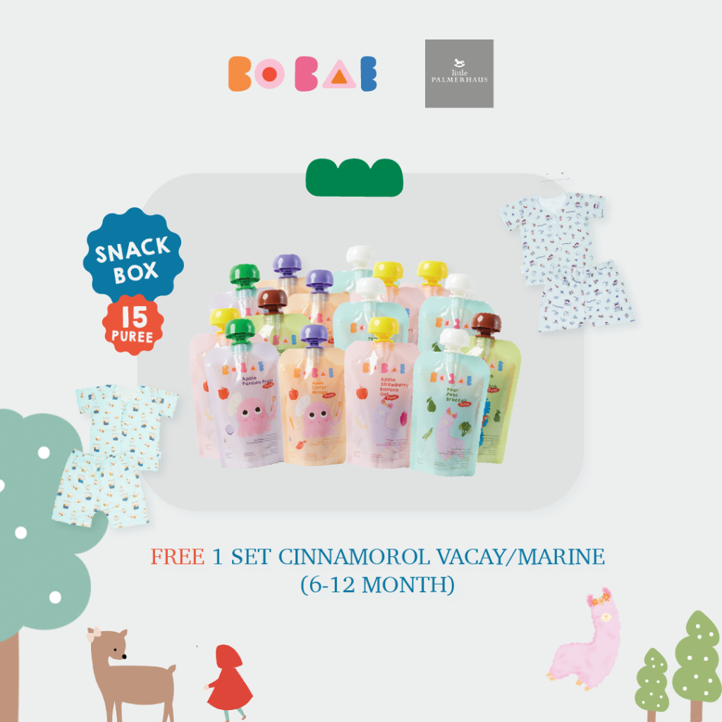 Jual BoBae Snack Box, MPASI, puree, baby food | Shopee Indonesia