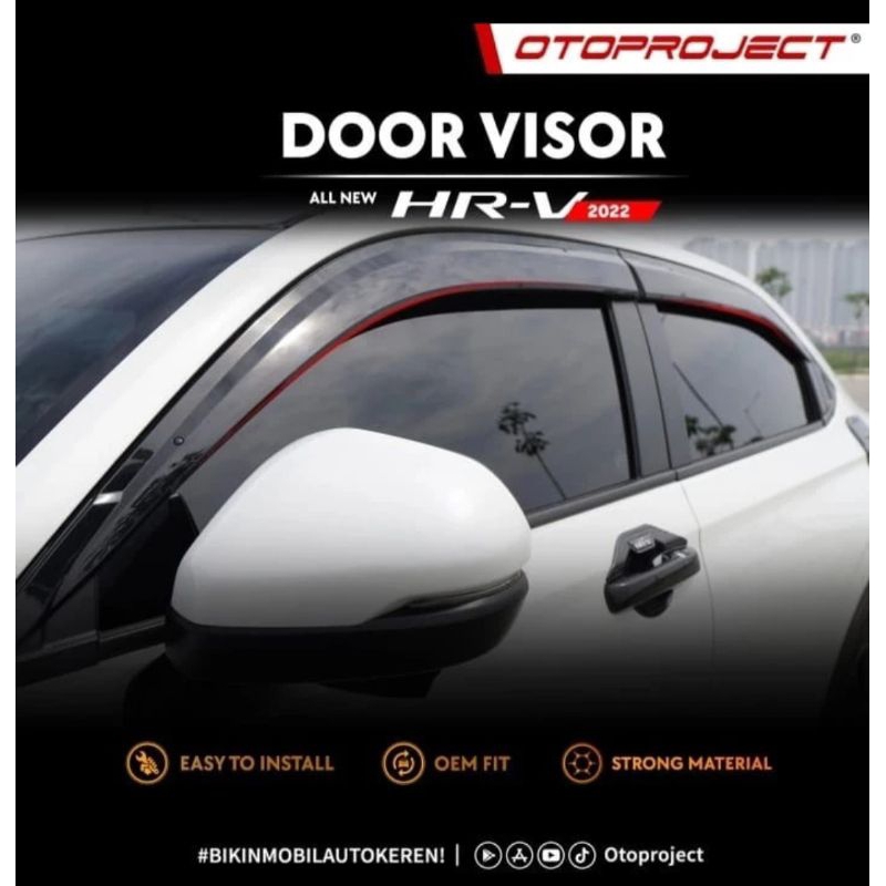 Jual Talang Air / Door Visor All New HRV Injection MUGEN New 2022 Otoproject | Shopee Indonesia