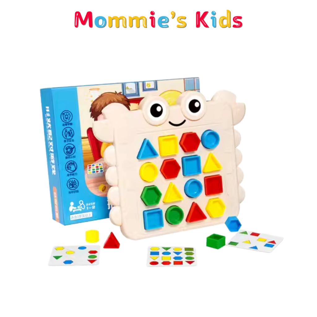 Jual Mainan Montessori Toys Dinosaurus Pairing Shape Puzzle Teka Teki ...