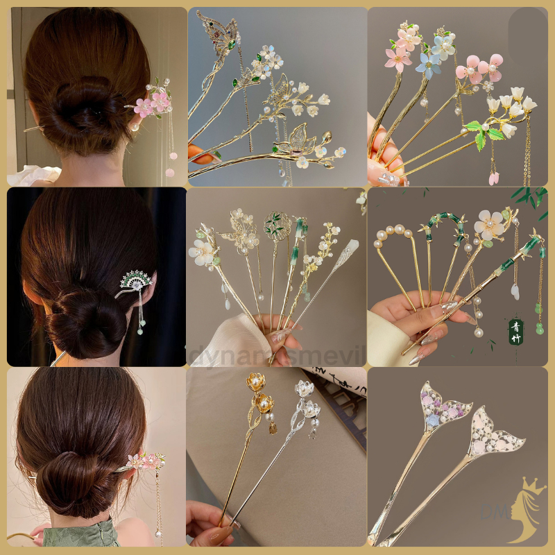 Jual Tusuk Konde Rambut Bunga Tusuk Rambut Rumbai Pearl Tusuk Konde ...