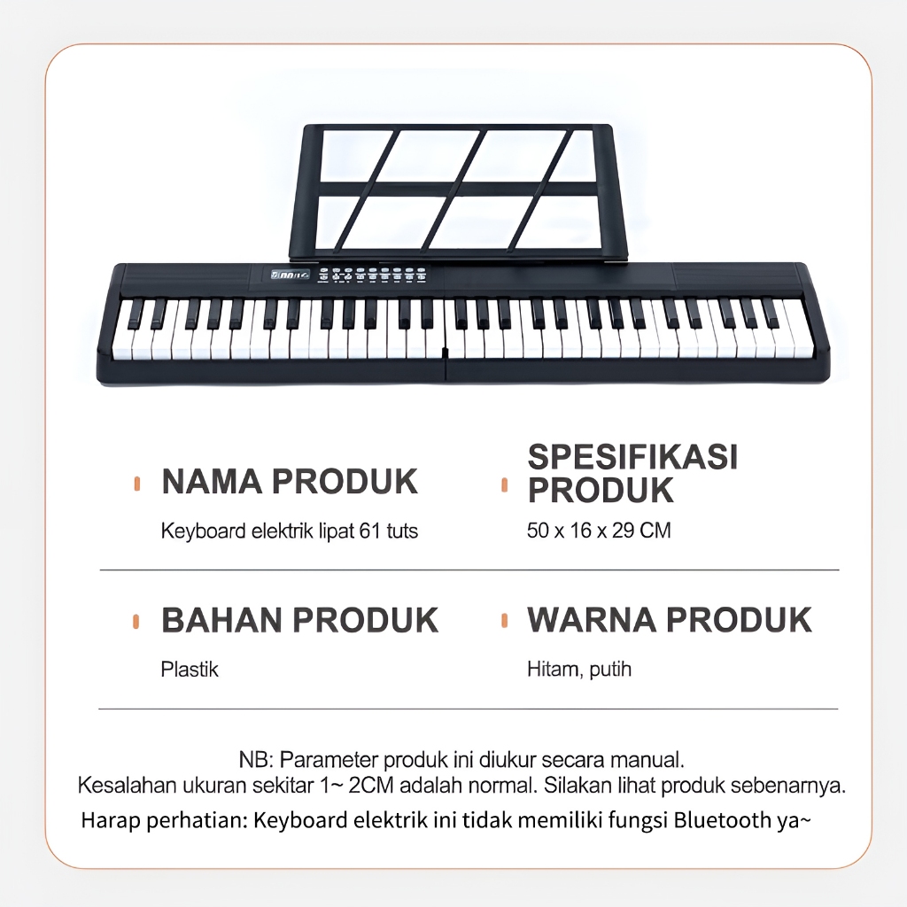 Jual Benston Music- Keyboard elektrik 61 tuts, keyboard elektrik ...