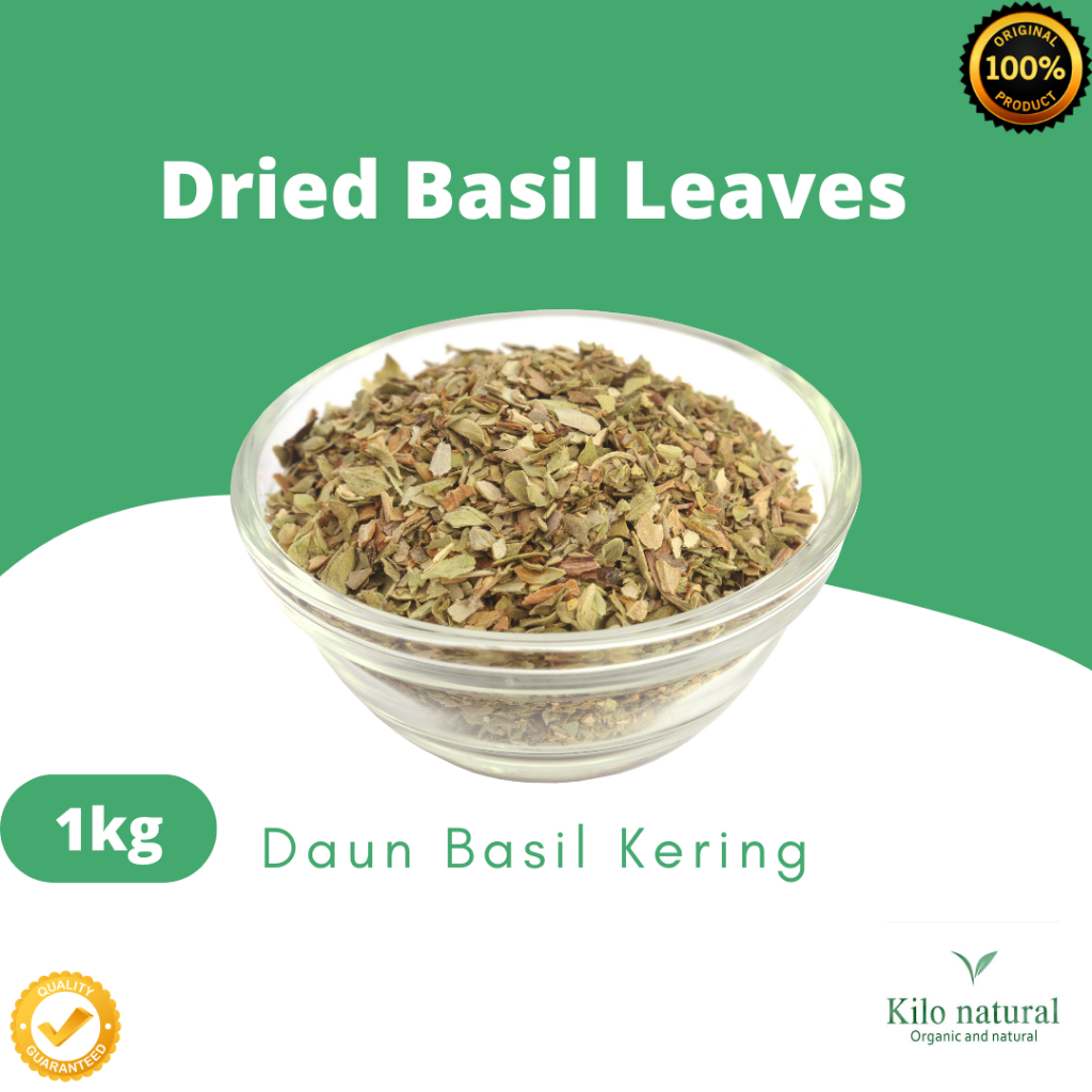 Jual Dried Basil Leaves 1kg / Daun Basil Kering 1kg | Shopee Indonesia