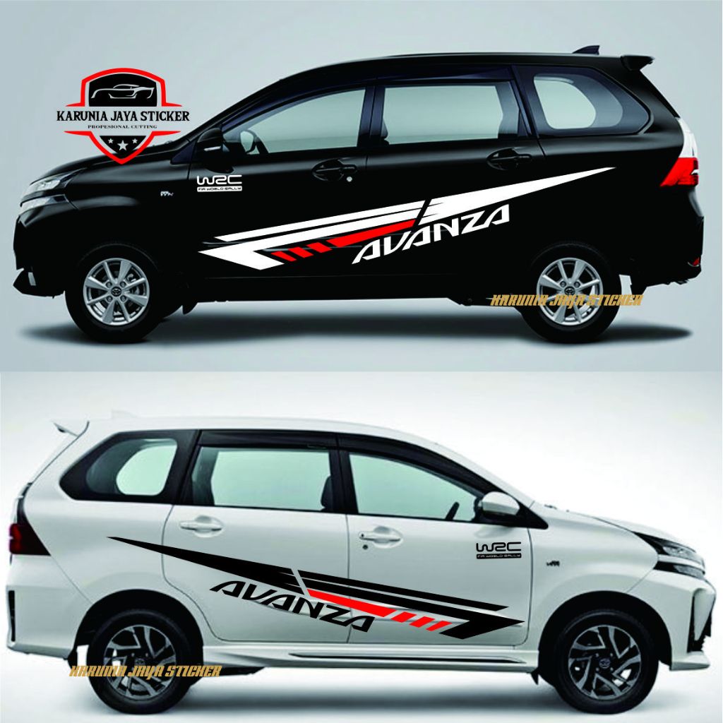 Jual Stiker Mobil Avanza Sticker Cutting Xenia Lis Samping Body Ertiga ...