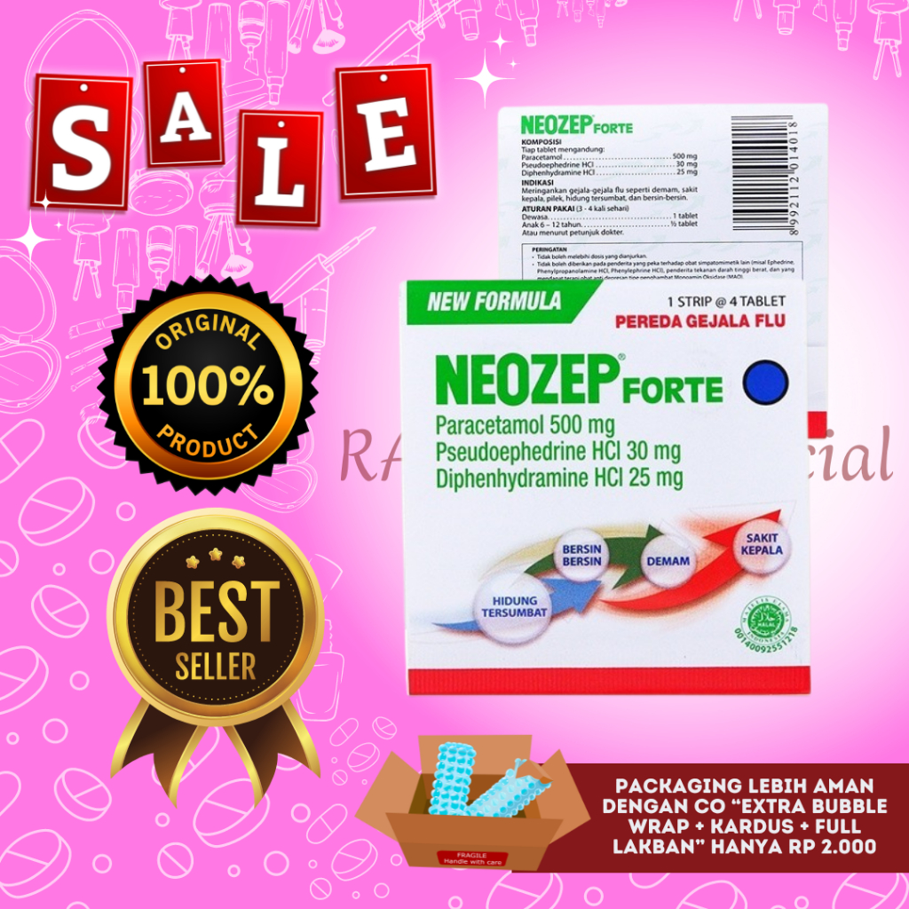 Jual Neozep Forte (4 Tablet) | Shopee Indonesia