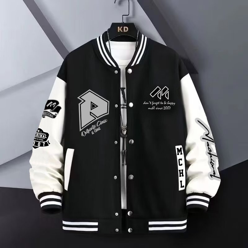 Jual Jaket Varsity Pria Original Tangan Panjang Jaket Baseball Unisex ...