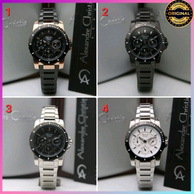 Jual ORIGINAL GARANSI RESMI 1 TAHUN JAM TANGAN WANITA ALEXANDRE CHRITIE ...