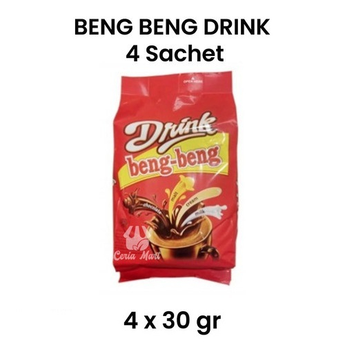 Jual Drink Beng Beng Chocolate 30 gr x 4 Sachet | Shopee Indonesia