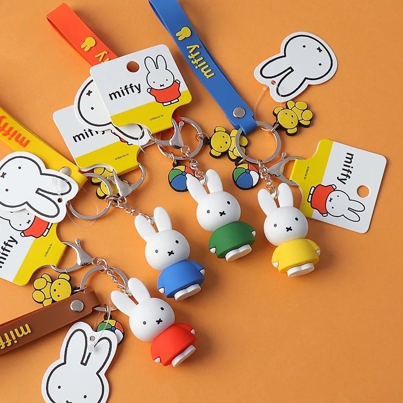 Jual keychain miffy nijntje dick bruna mercis japan keyring bagcharm | Shopee Indonesia
