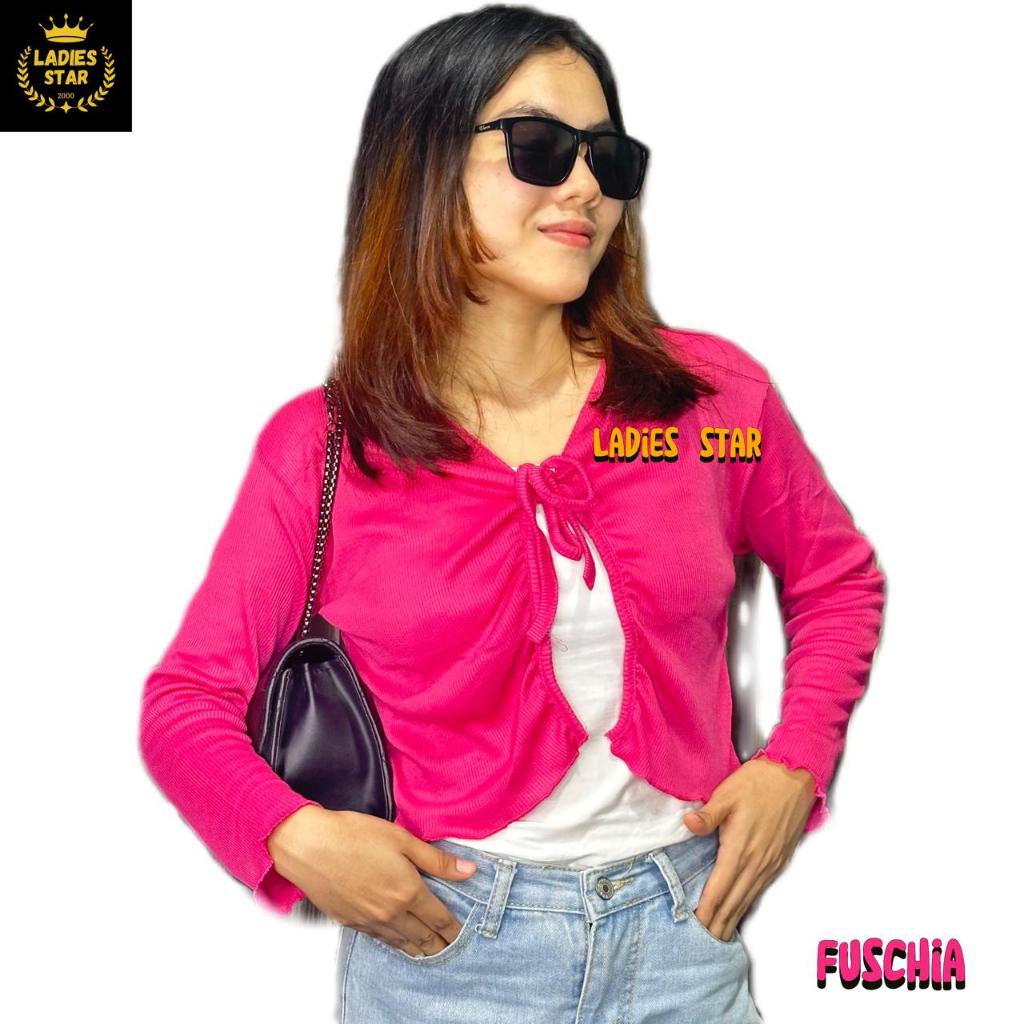 Jual CARDIGAN CROP TOP TALI CEYOON FASHION WANITA TERBARU | ATASAN ...