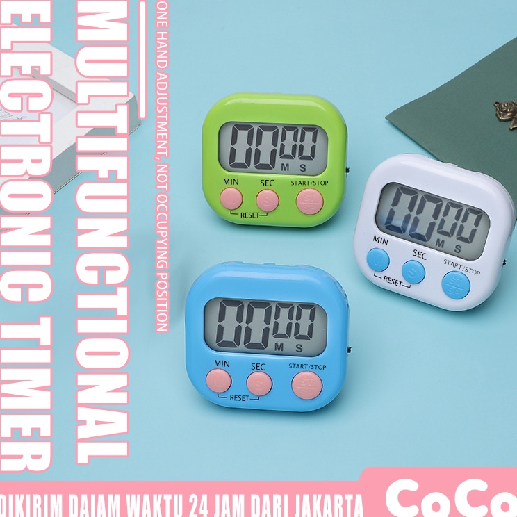 Jual Harga Sahabat Clock Stopwatch Kitchen Digital Kichen Timer ...