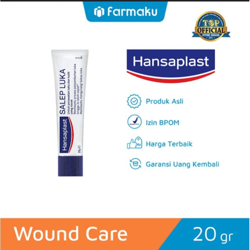 Jual HANSAPLAST WOUND CARE OINTMENT SALEP MERAWAT LUKA PADA KULIT 20GR ...