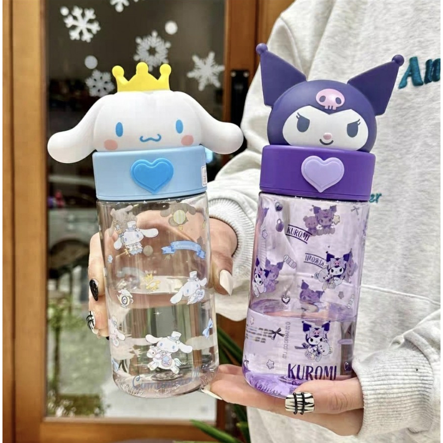 Jual Botol Minum Karakter Sanrio Anak 500 mL Teguk BPA Free Kuromi My ...