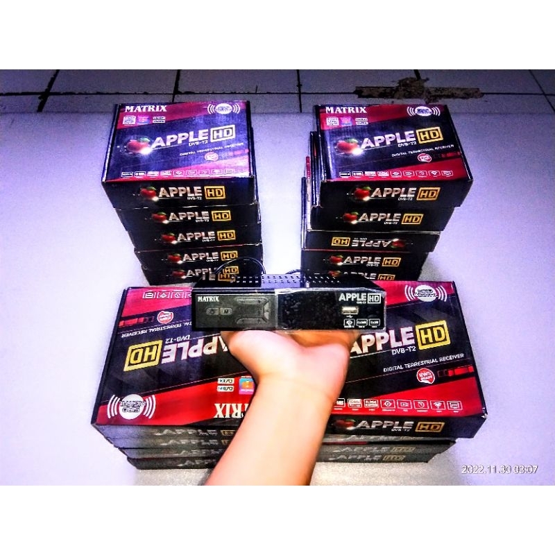 Jual SET TOP BOX MATRIX ORIGINAL STB MATRIX APPLE MERAH SETBOX MATRIX ...