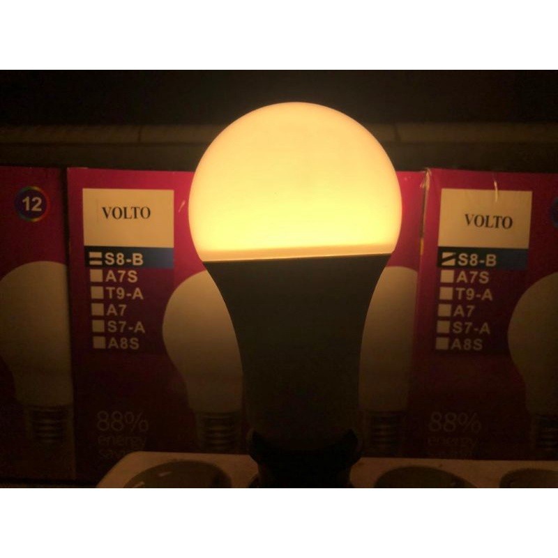 Jual LAMPU LED VOLTO BOHLAM LED CAHAYA KUNING LAMPU LED WARM WHITE ...