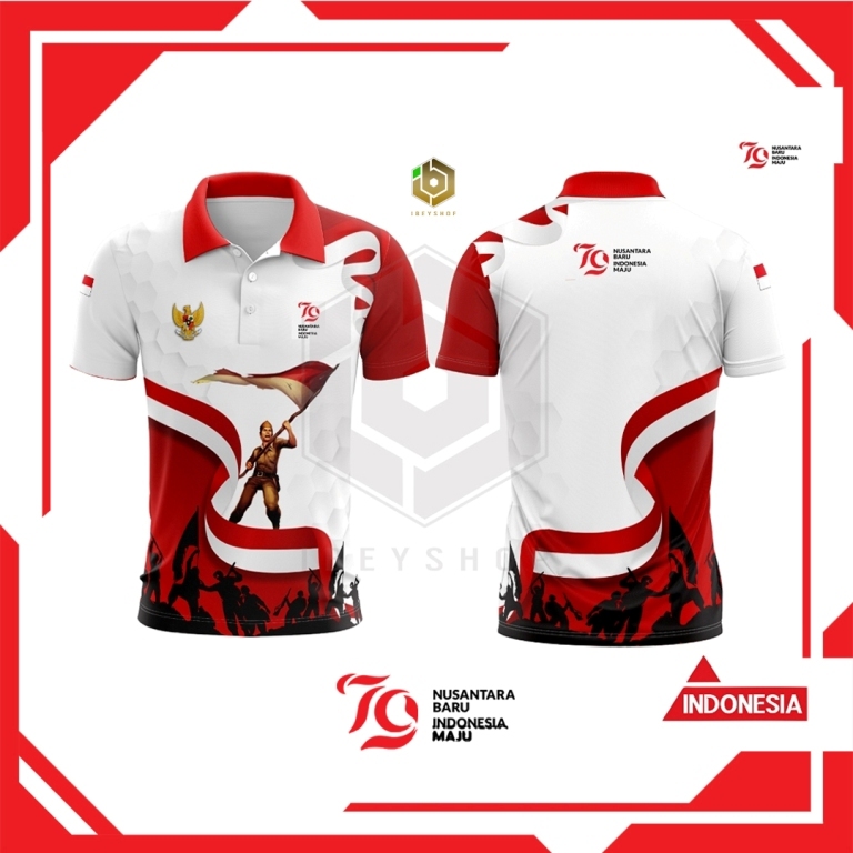 Jual Kaos Baju 17 AGUSTUS 2024 DIRGAHAYU HUT RI 79 INDONESIA Fullprint Sublime 15 | Shopee Indonesia