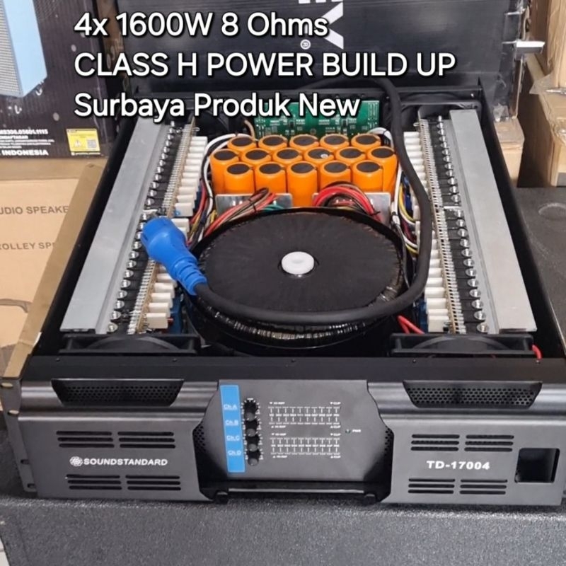Jual POWER 4 CHANNEL CLASS H SOUNDSTANDARD TD17004 Komponen Macro ...