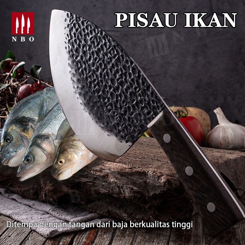 Jual Pisau Ikan Pisau Dapur Professional Super Tajam Chef Knife Golok ...