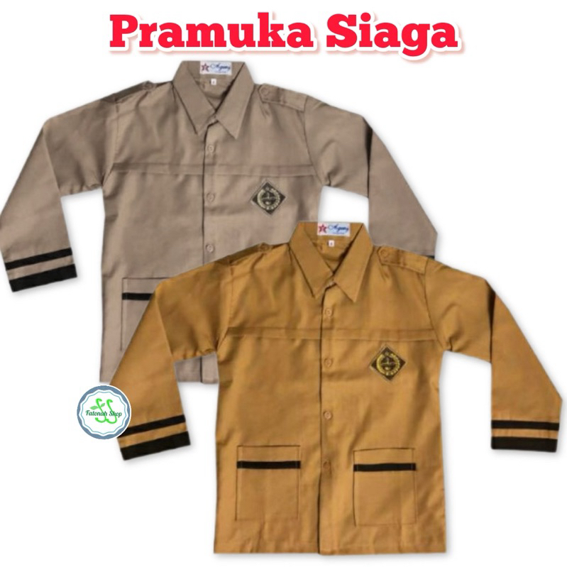 Jual SERAGAM pramuka siaga SEKOLAH SD HEM SD lengan panjang SEKOLAH ...