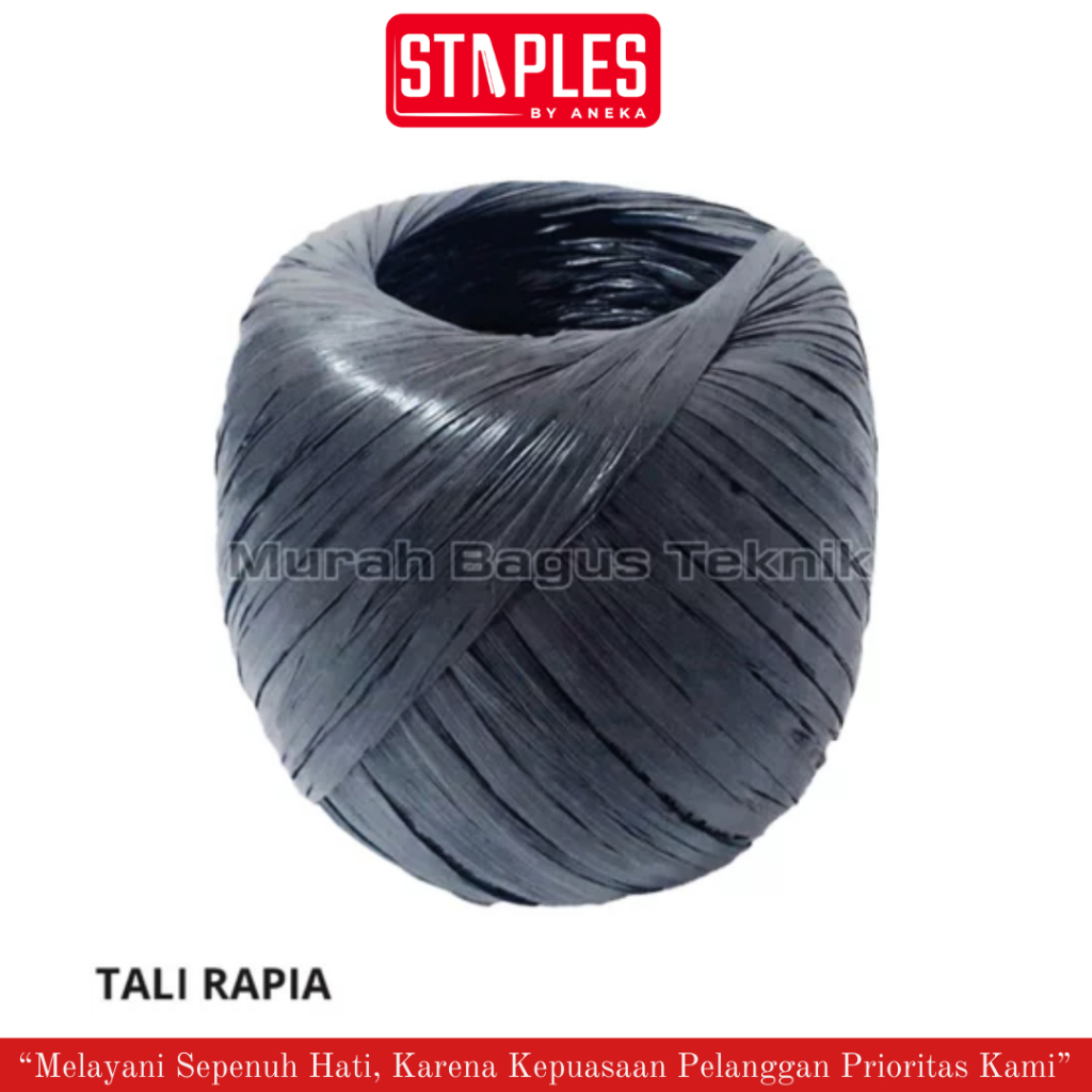 Jual Tali Rafia Hitam / Tali Plastik 1 Gulung / | Tali Hitam | Shopee ...