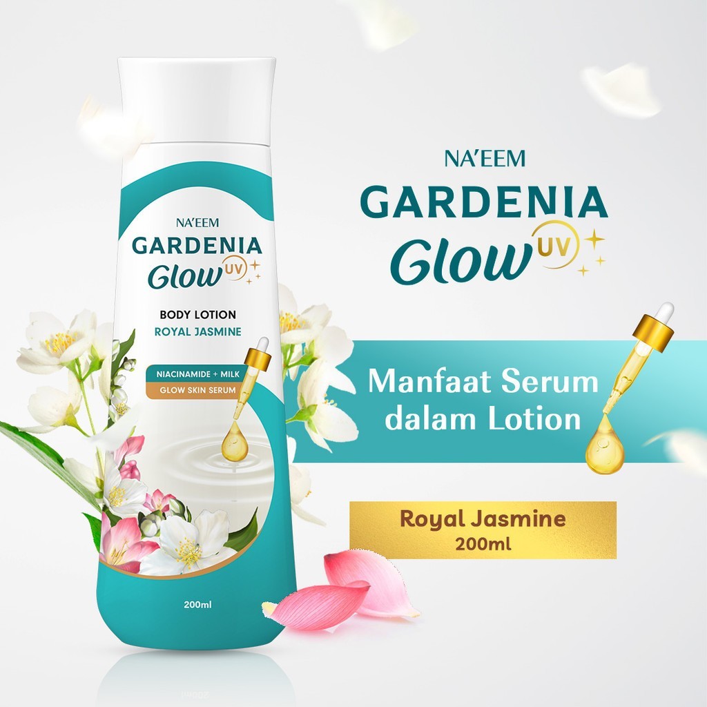 Jual NAEEM Gardenia Glow Body Lotion 200ml | Shopee Indonesia