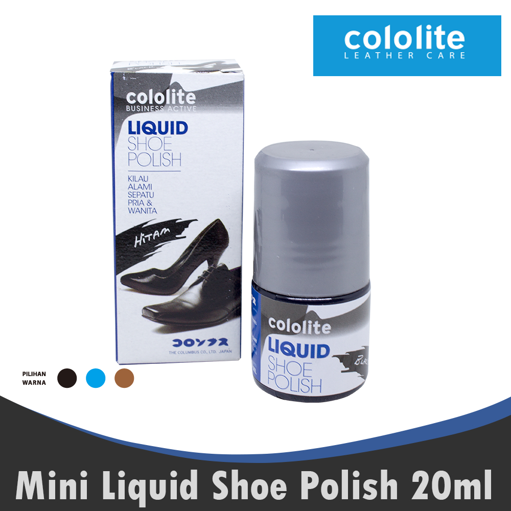 Jual Ikoca Semir Sepatu Cair 20ml Liquid Shoe Polish Premium Cololite ...