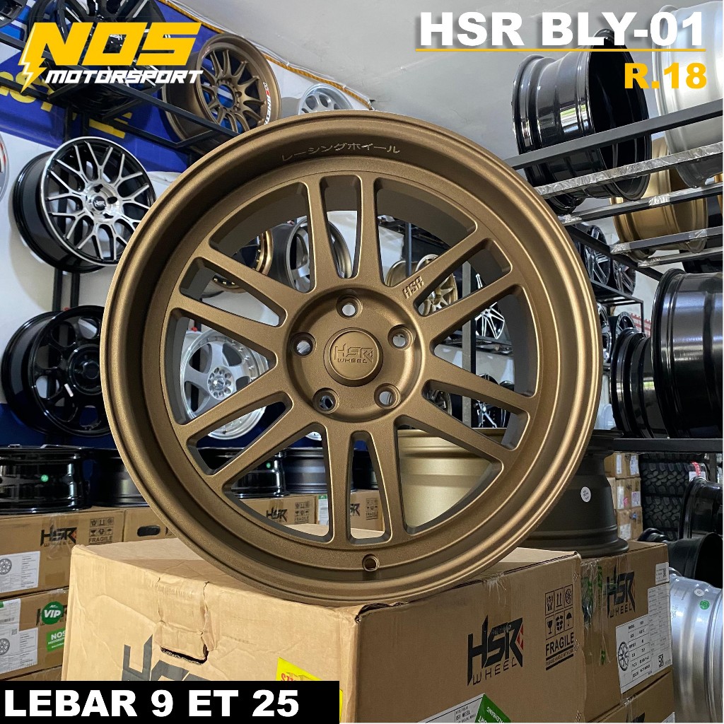 Jual Velg mobil hsr bly-01 ring 18 lebar 9 cocok untuk innova rata bodi pcd 5x114,3 bronze ...