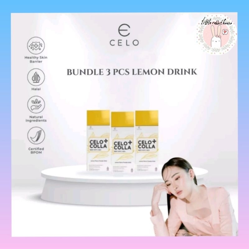 Jual (READY SIAP KIRIM) CELO COLLA PLUS LEMON DRINK COLLAGEN KOLAGEN ...