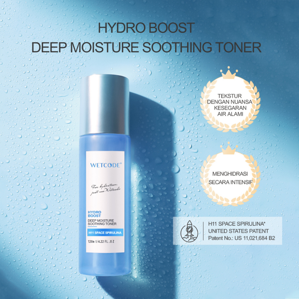 Jual WETCODE - HYDRO BOOST DEEP MOISTURE SOOTHING TOONER 120ml (Toner ...