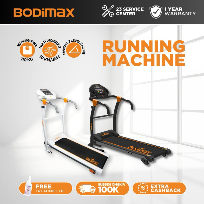 Jual Bodimax New Running Machine Bisa Climbing | Shopee Indonesia