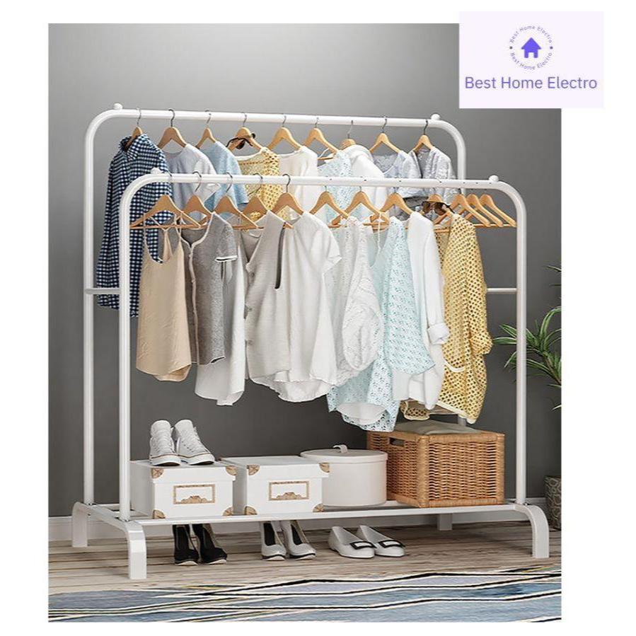 Jual Stand Hanger Double Stand Hanger Rak Gantung Baju Serbaguna ...