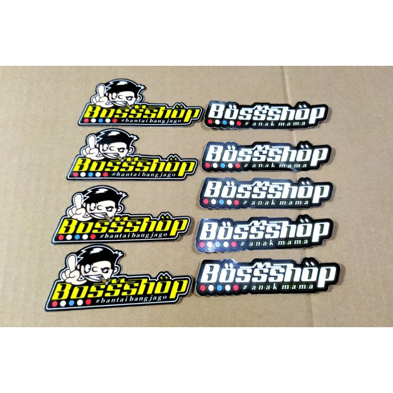 Jual Cutting stiker Bossshop Accessories Glossy 10 x 4cm 1 Pcs Bosshop Jago Bosshop Mama ...