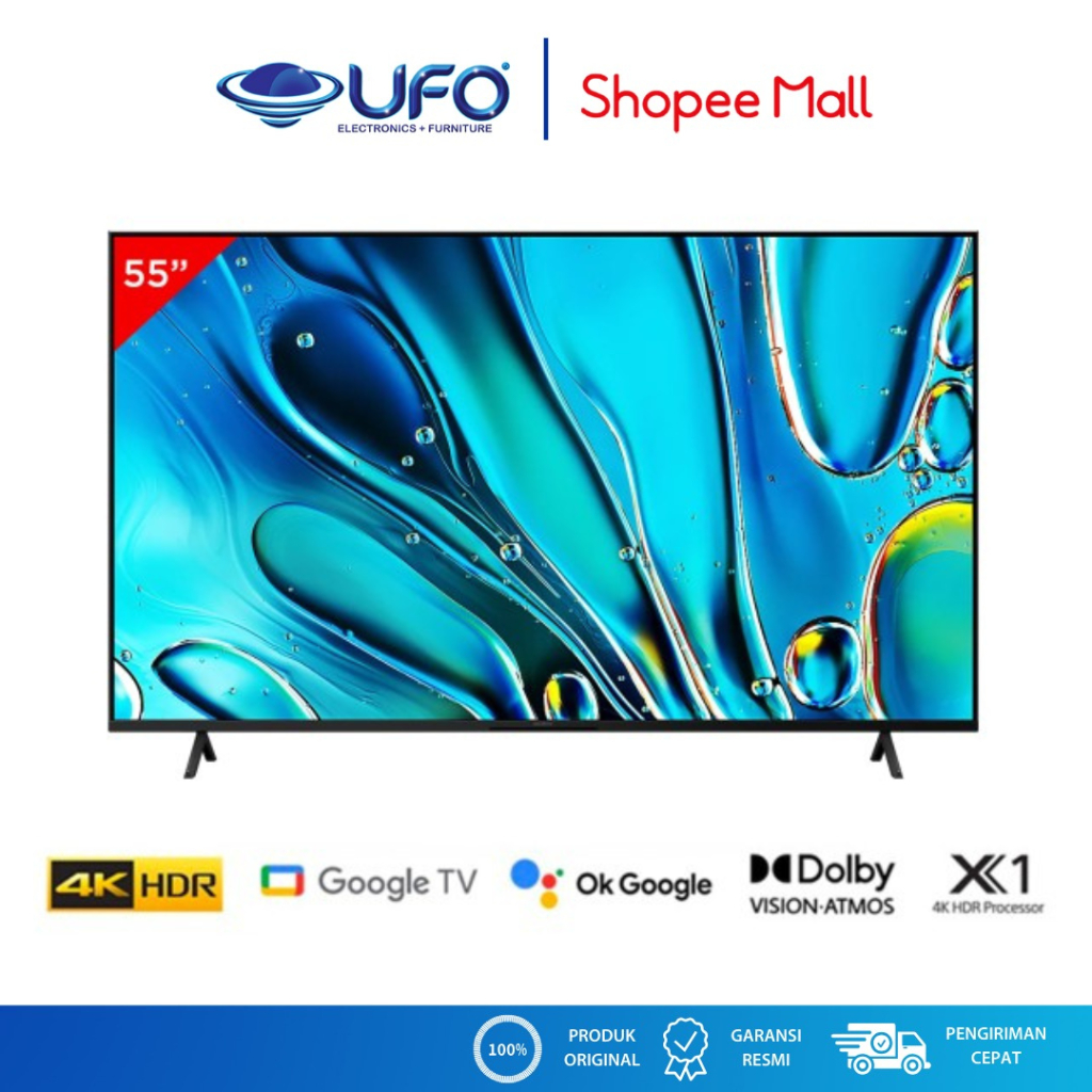 Jual SONY BRAVIA 3 55S30 || K-55S30 || S30 4K Ultra HD HDR Smart Google ...