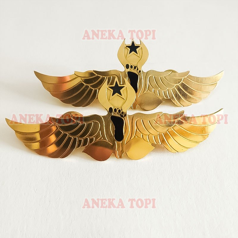 Jual Wing Tapak Hitam Bintang Hitam Pramuka Pin Wing Tapak Pramuka Full ...