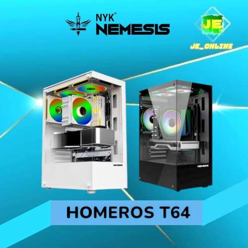 Jual CASING PC Case ITX M-ATX NYK Nemesis HOMEROS T64 | Shopee Indonesia