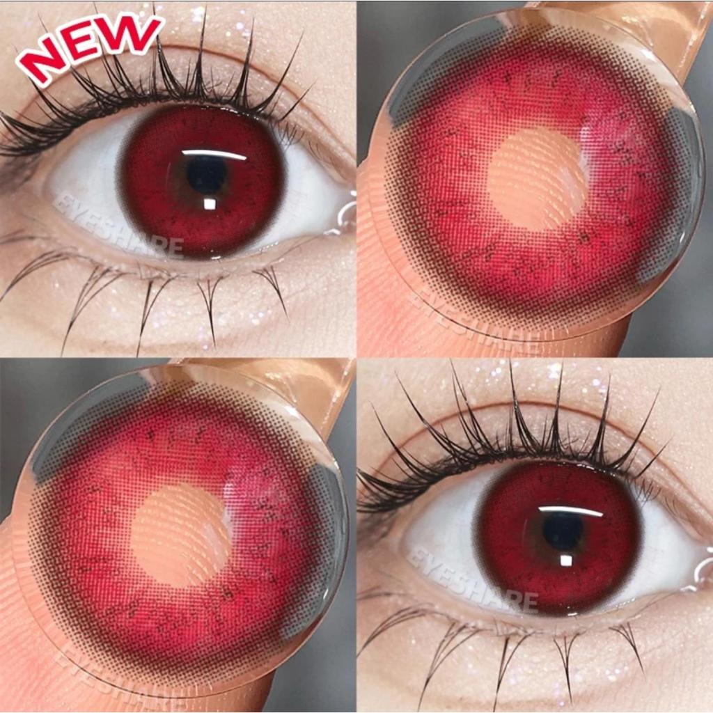 Jual ️ RCS ️ Softlens cosplay manga Halloween ungu merah | Shopee Indonesia