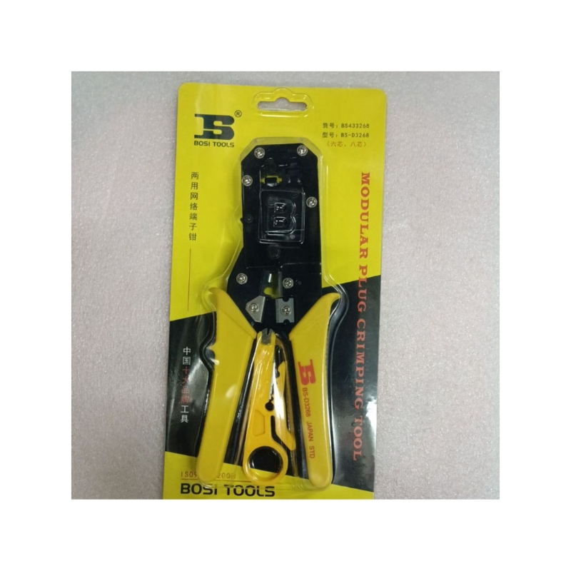 Jual Crimping Tool BOSI TOOLS Modular Plug Crimping Tool | Shopee Indonesia