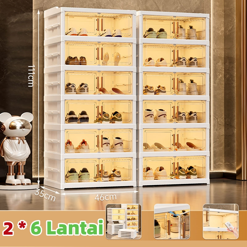 Jual Lemari Sepatu Lipat Multifungsi ｜Lemari Ransel｜Box Sepatu ...