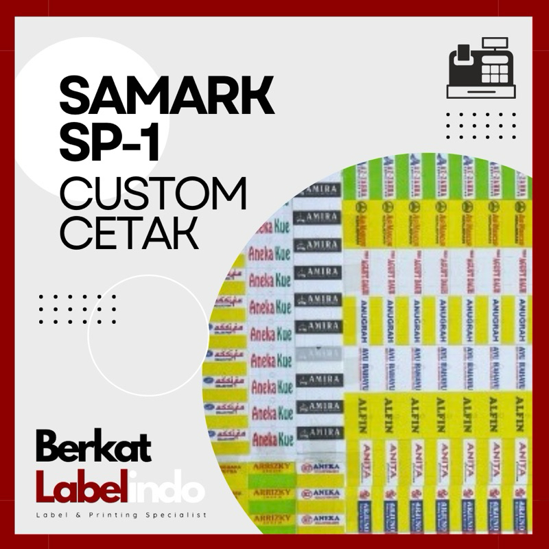 Jual LABEL SAMARK SP-1 CETAK 3 WARNA ISI 500 (1 SLOP) | Shopee Indonesia