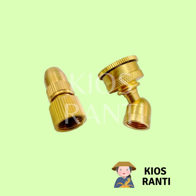 Jual Spuyer Tangki Swan Kuningan/ Nozzle Swan lubang 1/ Nozzle Swan ...