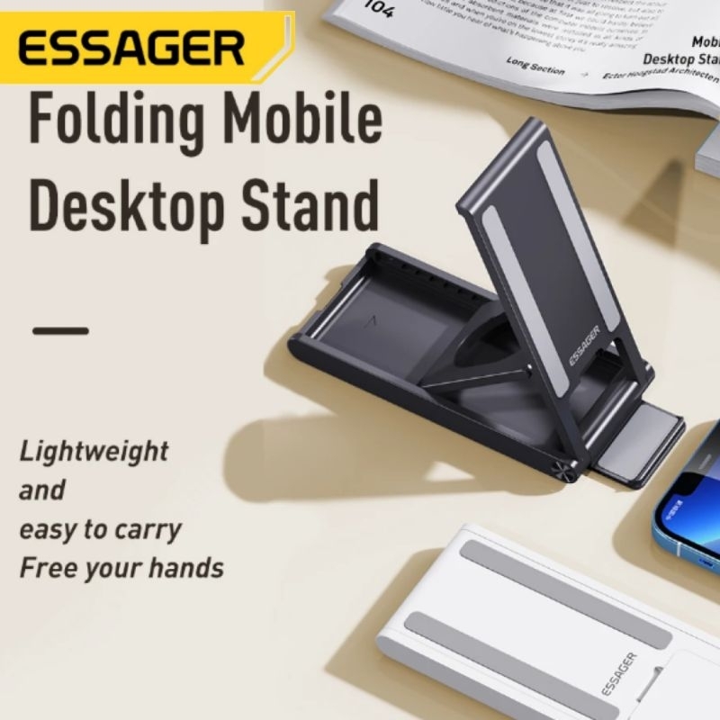 Jual ESSAGER Stand Smartphone Holder 8 Level Adjustable Portable Anti ...