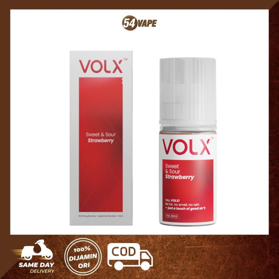 Jual VOLX Sweet & Sour Strawberry Salt 30ml | Shopee Indonesia
