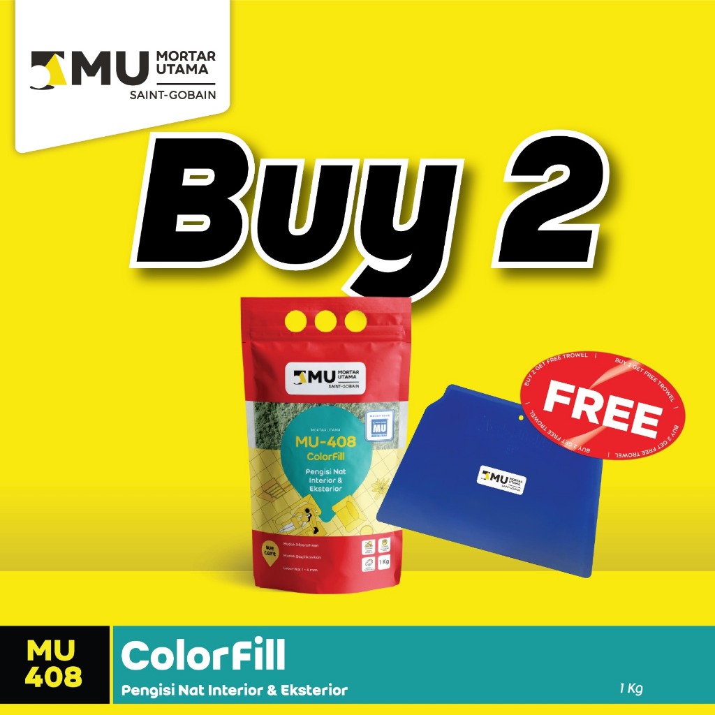 Jual MU 408 - Nat Keramik Mortar Utama (Warna HITAM) | Shopee Indonesia