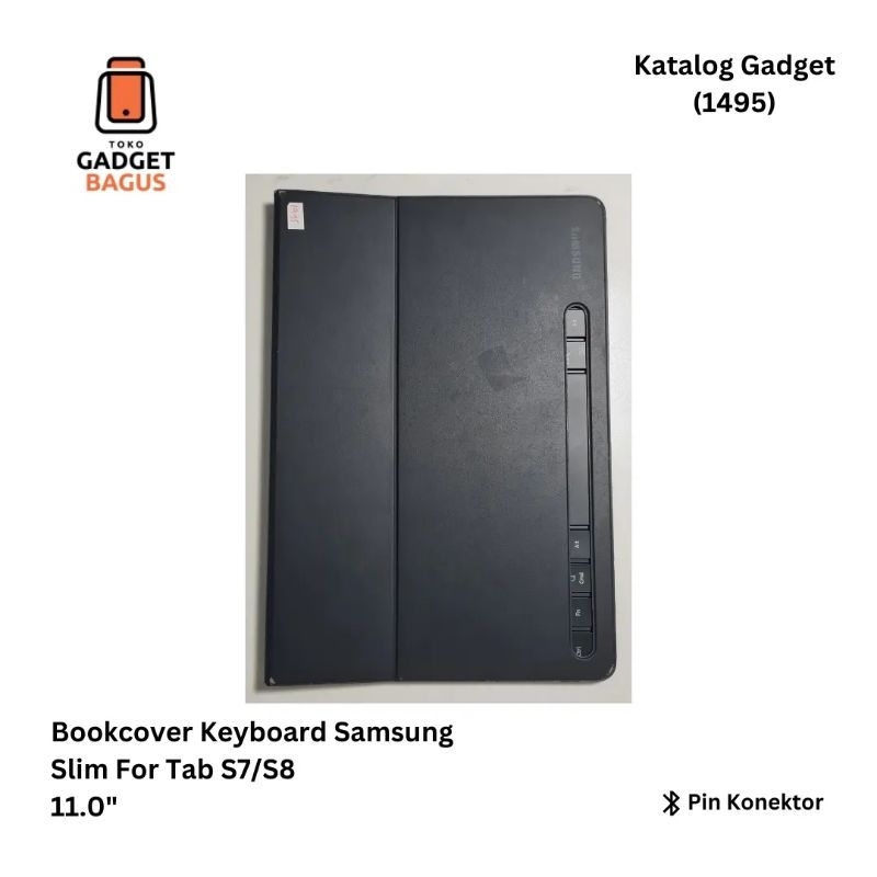 Jual 1495 - Book Cover Keyboard Slim Original for Samsung Tab S7/S7 5G ...