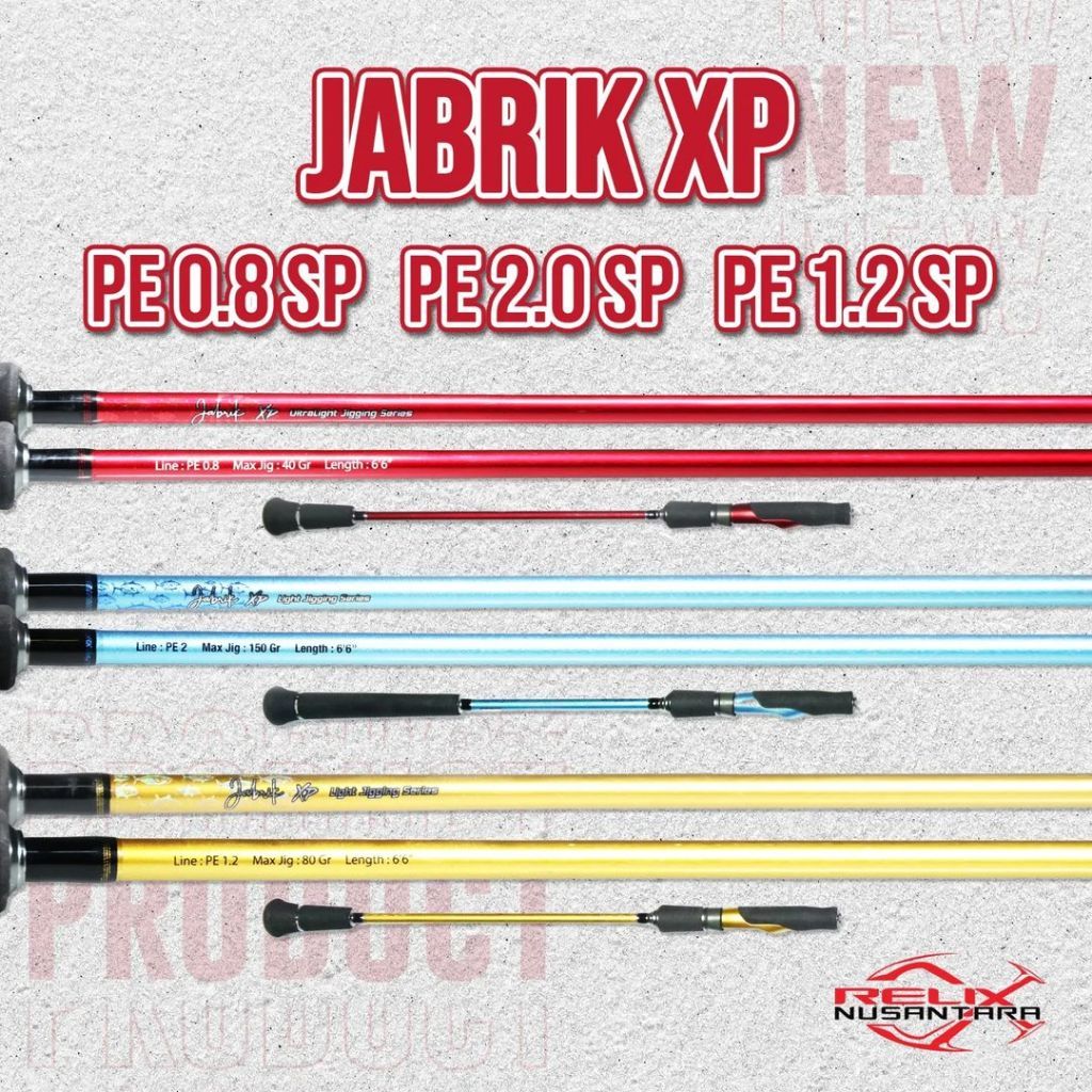 Jual Rod SPINNING RELIX NUSANTARA JABRIK XP JIGGING SERIES | Shopee ...