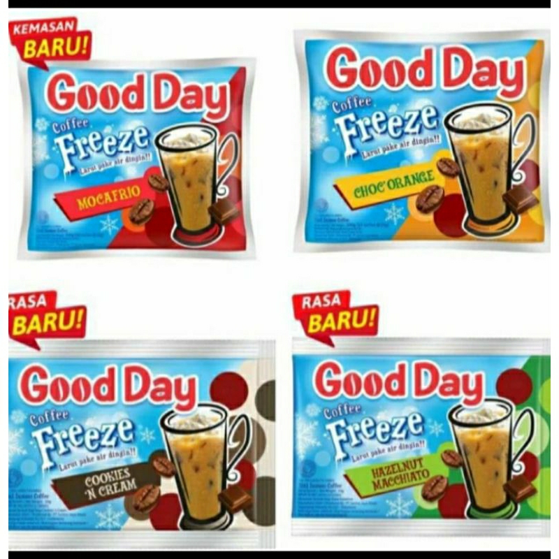Jual Good Day Freeze All Variant isi 10 sachet | Shopee Indonesia